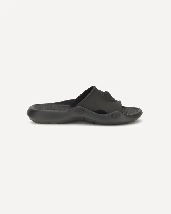 Versace Nettuno Rubber Slide - Black