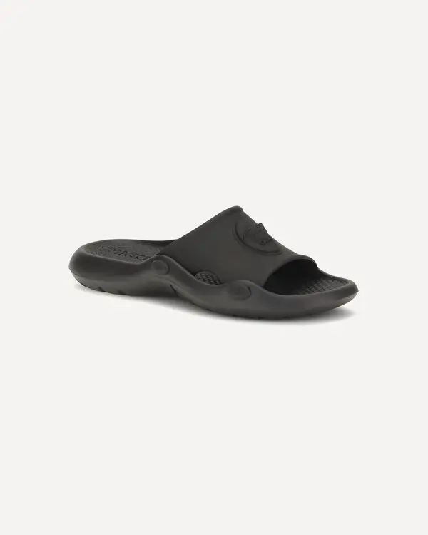 Versace Nettuno Rubber Slide - Black