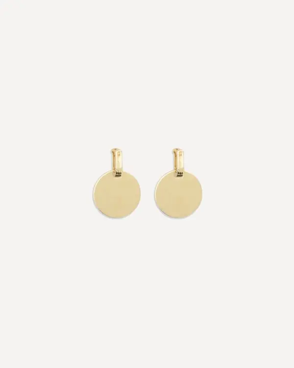 Versace Irradia Drop Earrings With Medusa Motif