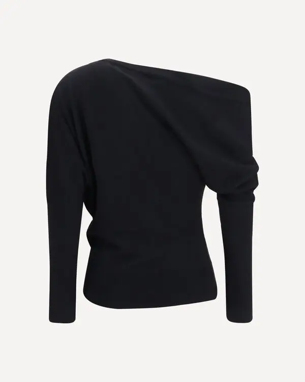 TOM FORD Asymmetrical Draped Sweater