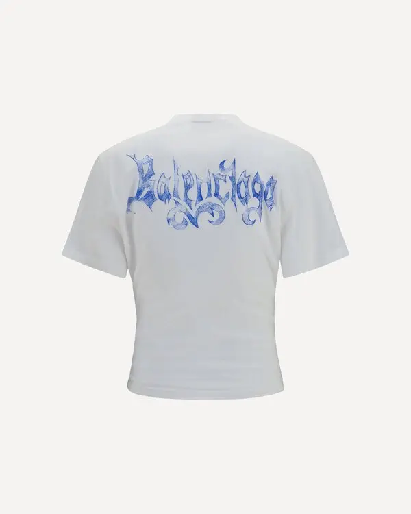 Balenciaga Sketchy Print T-shirt