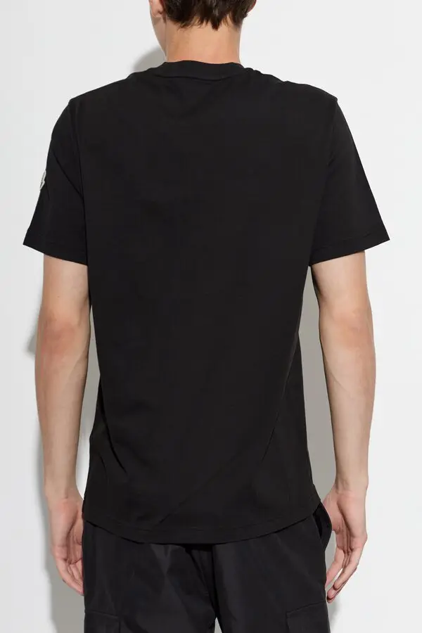 Moncler T-shirt With Logo - Black