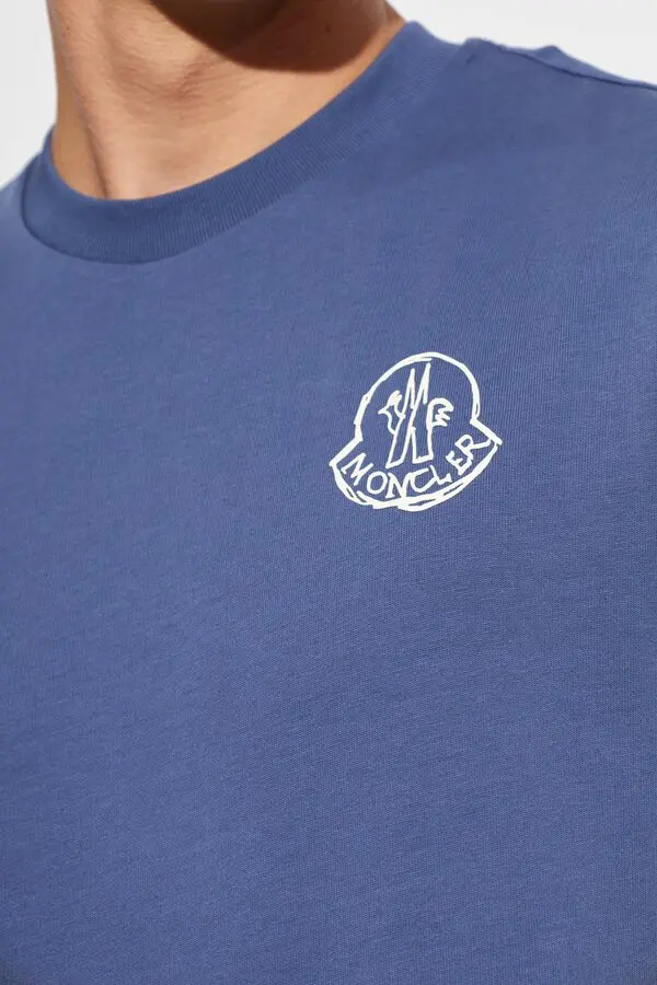 Moncler T-shirt With Printed Logo
