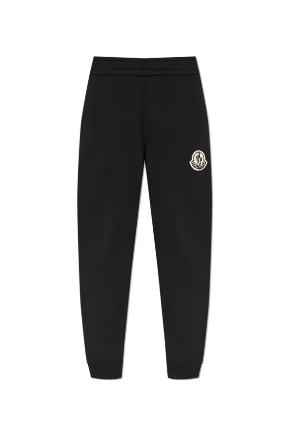 Moncler Sweatpants With Patch - Black