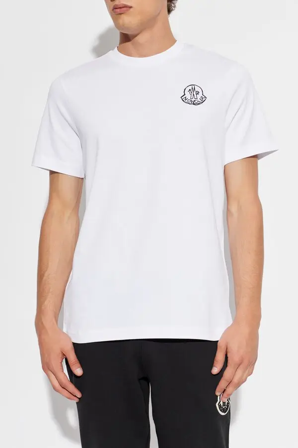 Moncler T-shirt With Printed Logo
