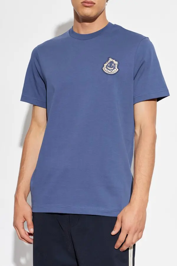 Moncler T-shirt With Logo Patch