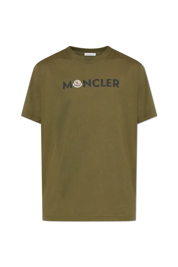Moncler T-shirt With Logo - Green