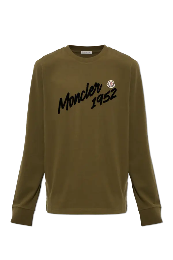 Moncler T-shirt With Logo - Green