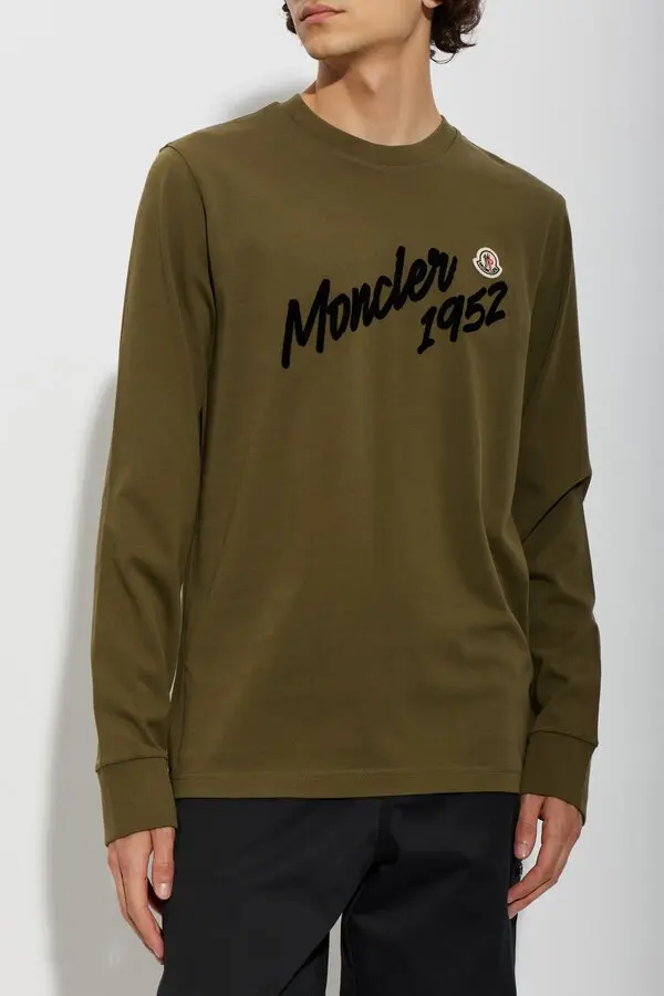 Moncler T-shirt With Logo - Green