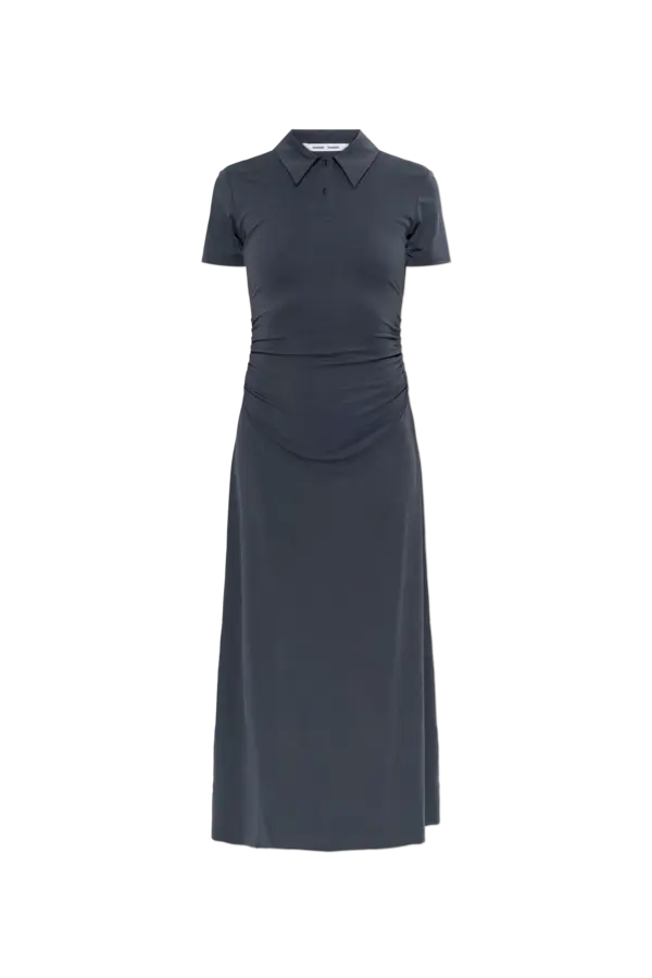 SAMSØE SAMSØE Maxi Dress With Asymmetrical Gathers