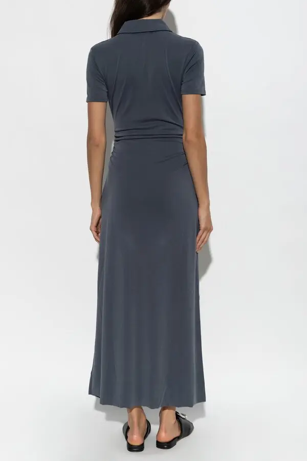SAMSØE SAMSØE Maxi Dress With Asymmetrical Gathers