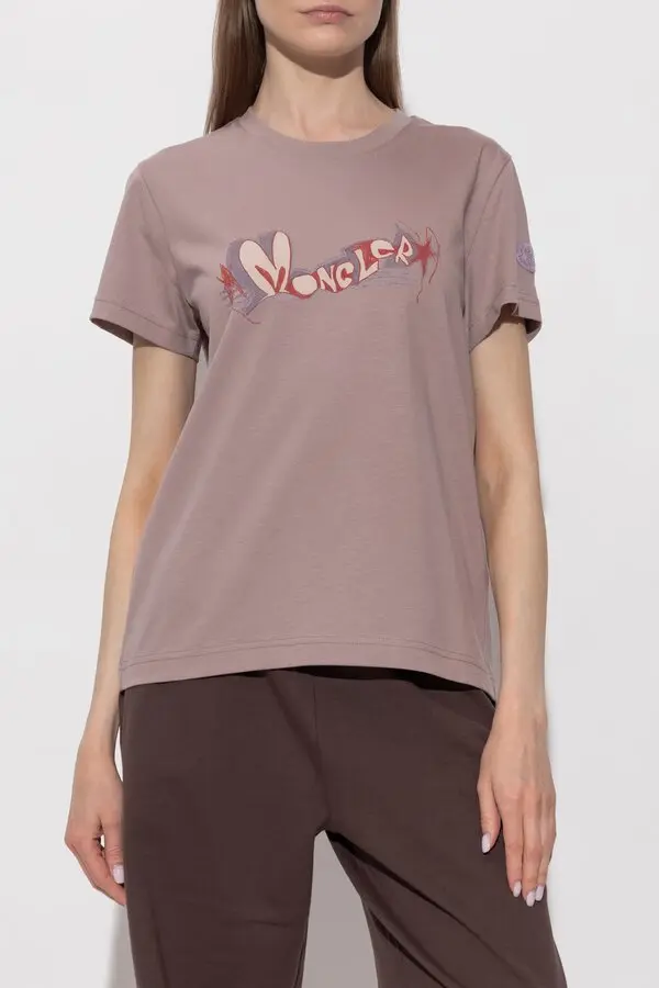 Moncler T-shirt With Printed Logo