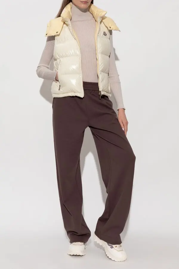 Moncler Wool Turtleneck With A Stand-up Collar