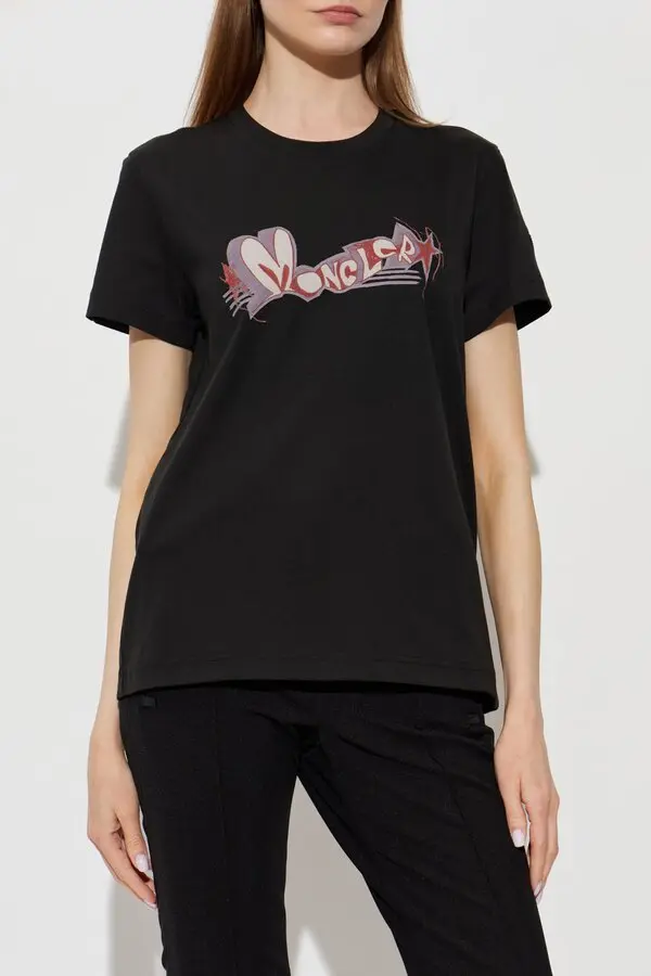 Moncler T-shirt With Printed Logo