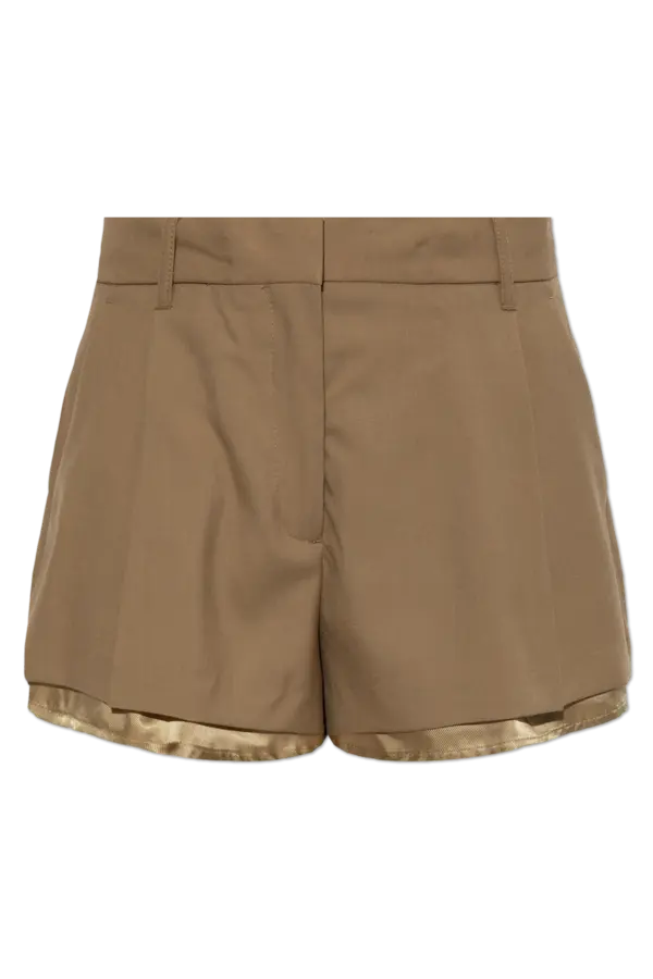 Marni Wool Shorts - Brown
