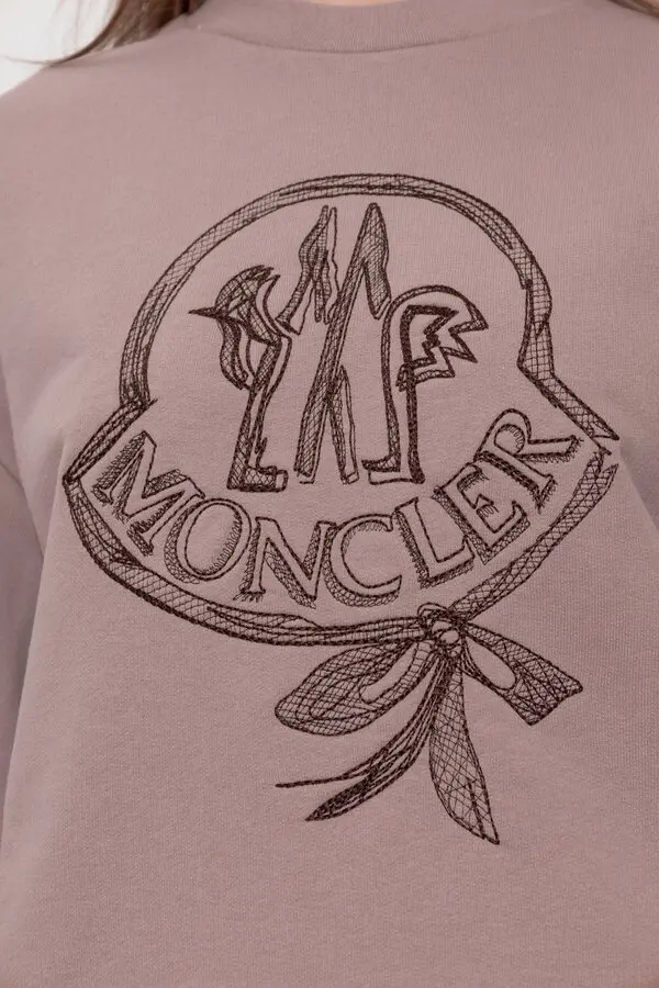 Moncler Sweatshirt With Embroidered Logo