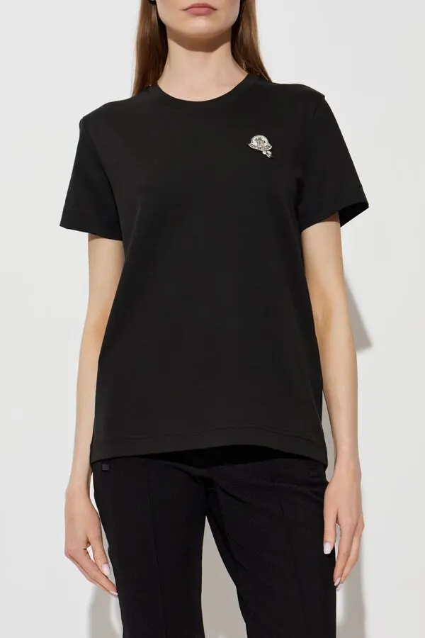 Moncler T-shirt With Logo Patch