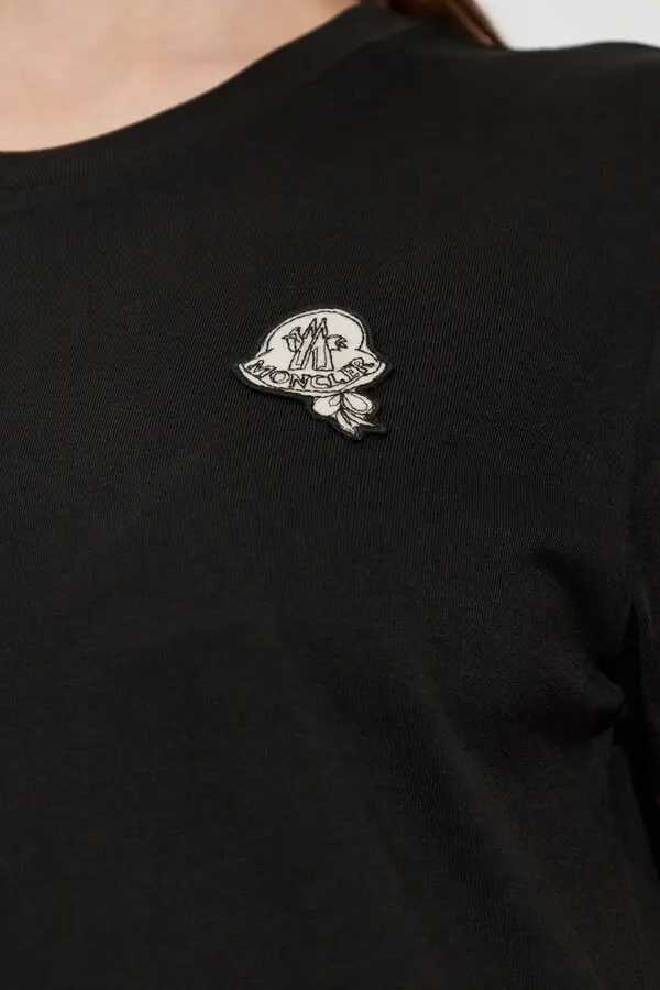 Moncler T-shirt With Logo Patch