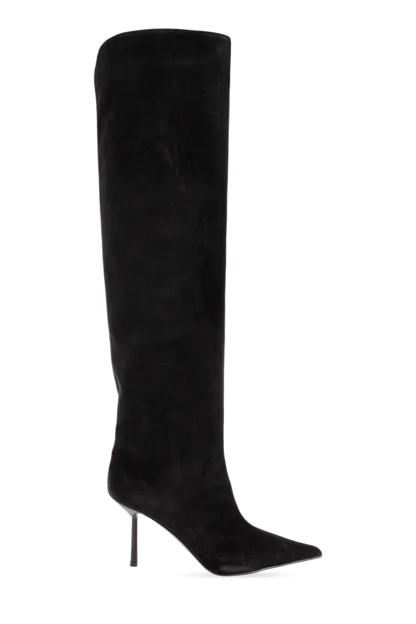 LE SILLA Suede Heeled Knee Boots "bella