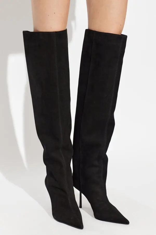 LE SILLA Suede Heeled Knee Boots "bella