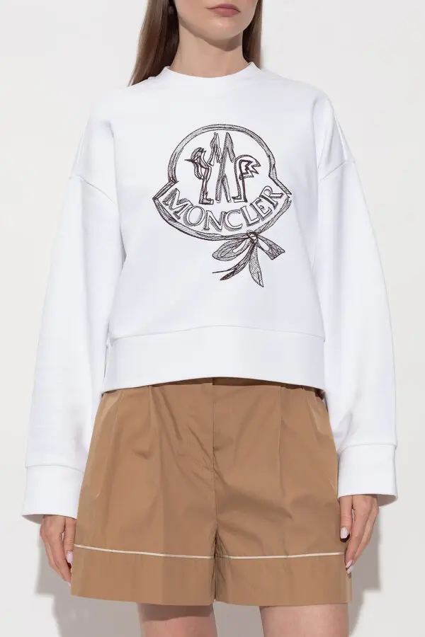 Moncler Sweatshirt With Embroidered Logo