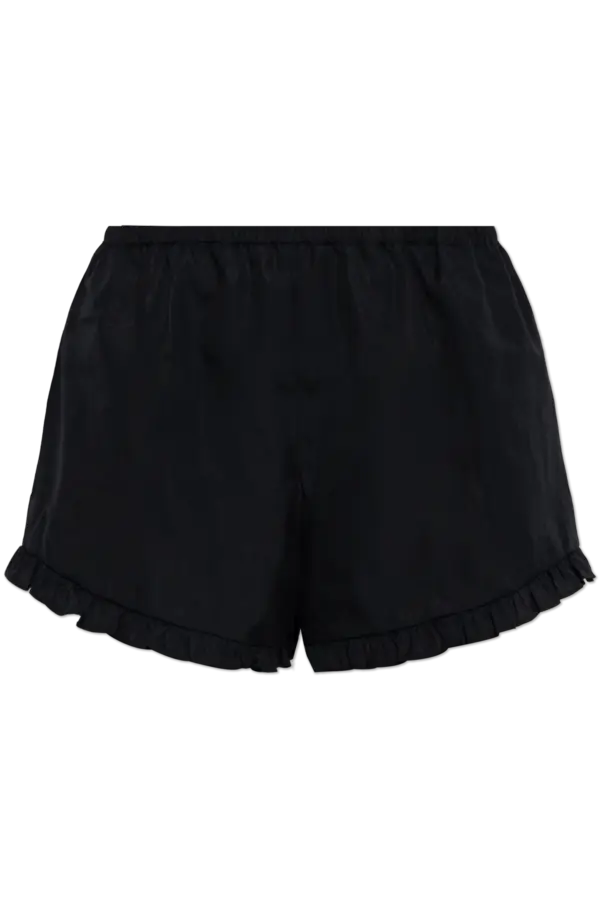 Hunza G Frill Mini’ Shorts - Black