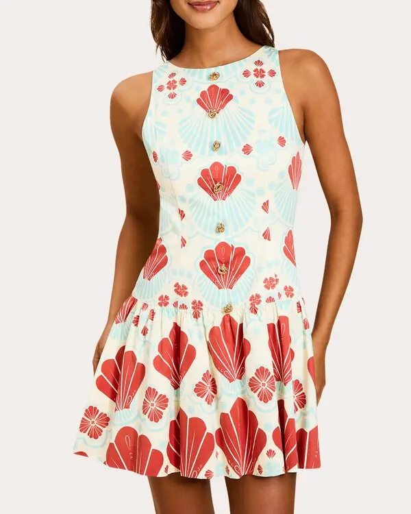 Mestiza New York Happy Hour Shell Poplin Mini Dress