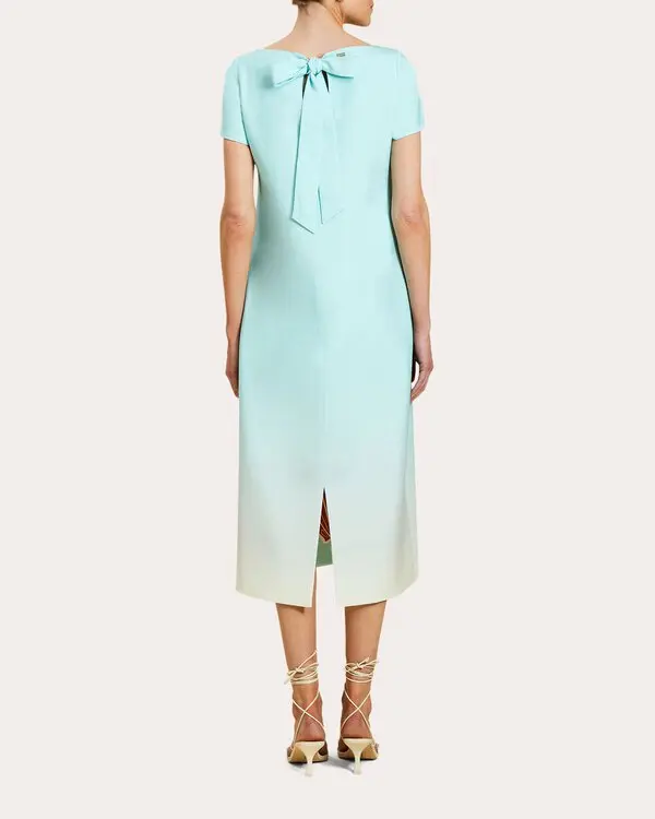 Mestiza New York Adria Reversible Crepe Column Midi Dress