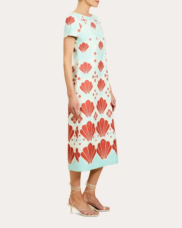 Mestiza New York Adria Reversible Crepe Column Midi Dress