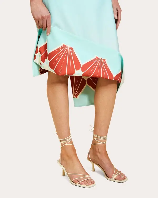 Mestiza New York Adria Reversible Crepe Column Midi Dress