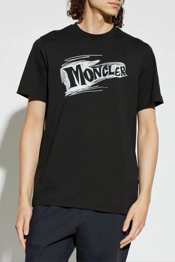 Moncler T-shirt With Printed Logo