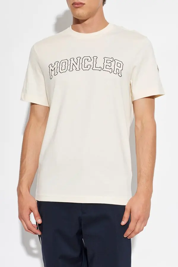 Moncler T-shirt With Printed Logo