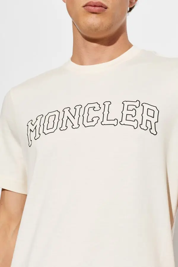 Moncler T-shirt With Printed Logo