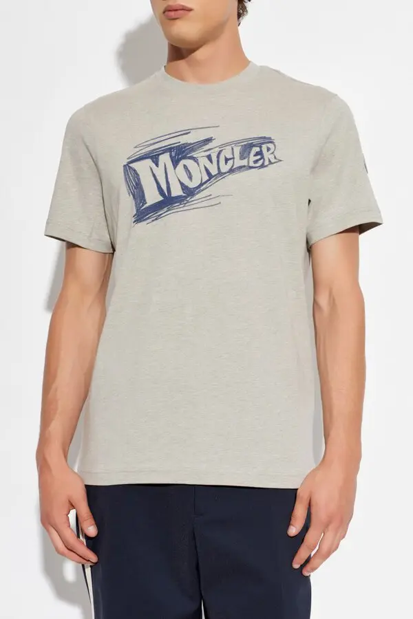 Moncler T-shirt With Printed Logo