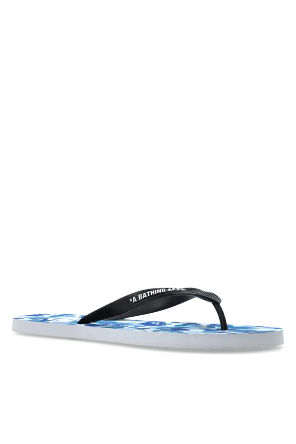 A BATHING APE Camouflage Motif Slides