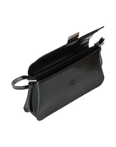 By Far Glossed Leather Shoulder Bag