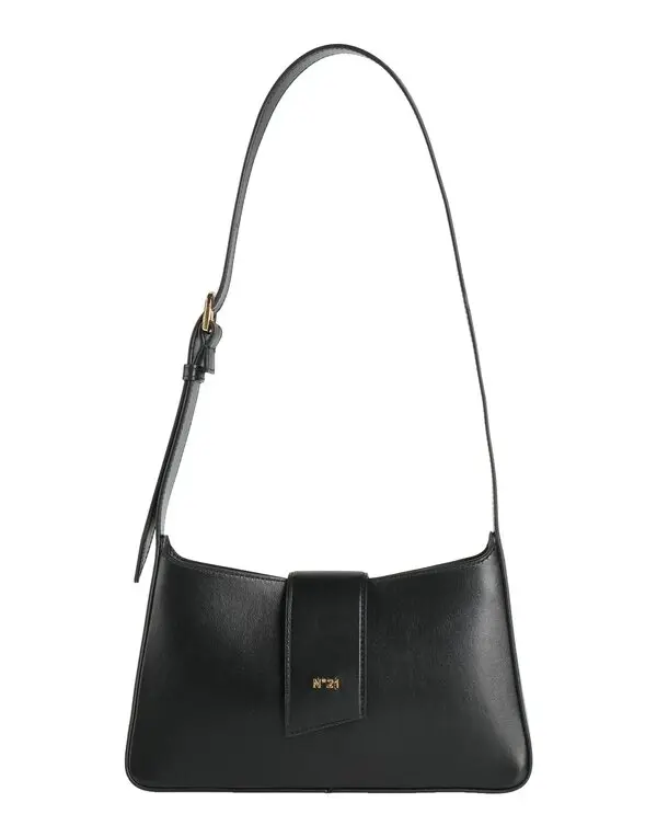 N°21 Shoulder Bag Leather - Black