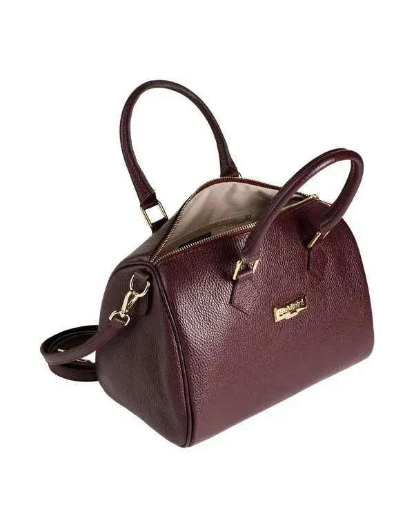 BALDININI Handbag Burgundy Leather