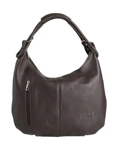 EXTE Handbag Dark Leather - Brown
