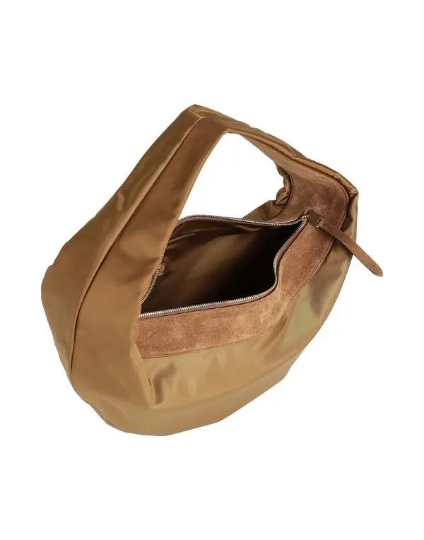Khaite Textile Fibers And Leather Hobo Bag - Beige