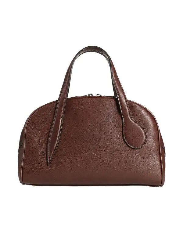 LIFFNER Leather Bowler Bag