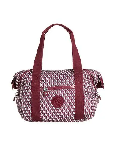 KIPLING Handbag Burgundy Polyester