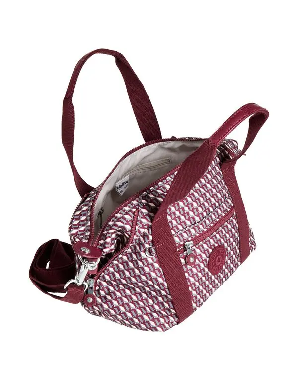 KIPLING Handbag Burgundy Polyester