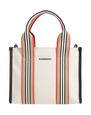 Burberry Handbag Textile Fibers, Leather - Beige