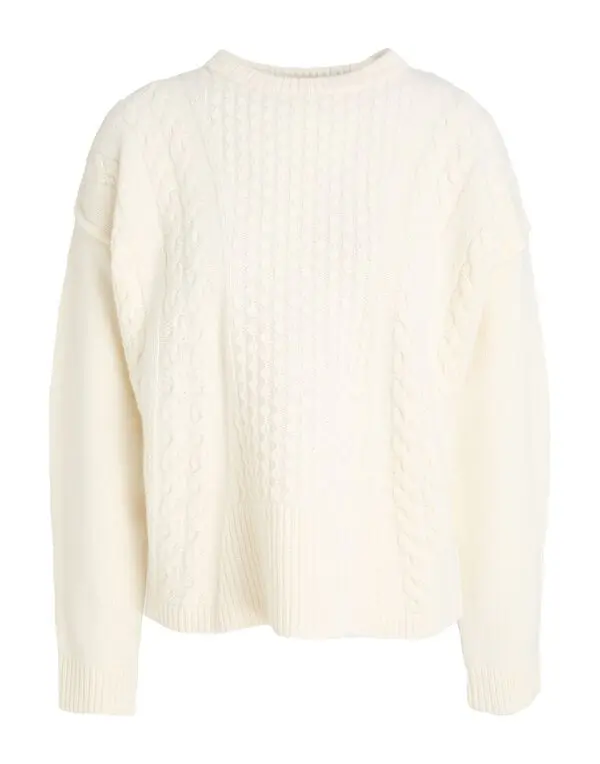 High Use Sweater Ivory Size Wool, Nylon