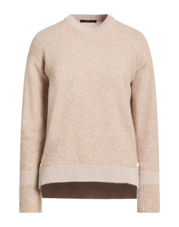 High Sweater Size Virgin Wool, Nylon, Wool, Alpaca Wool, Elastane - Beige