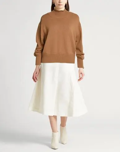 ANNAGRETA Turtleneck Size Cashmere - Light Brown