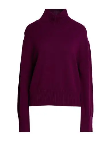 ANNAGRETA Cashmere Turtleneck - Plum