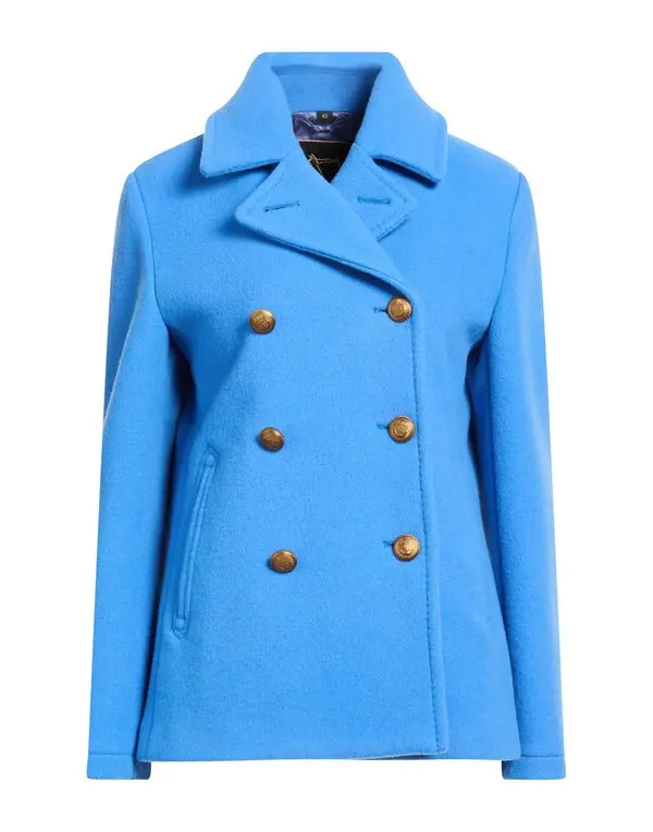 SEALUP Coat Size Wool, Polyamide - Blue