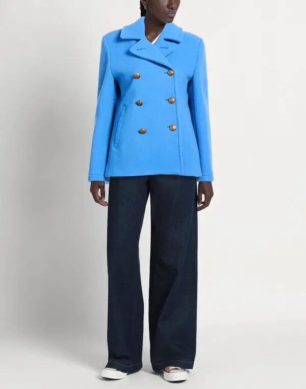 SEALUP Coat Size Wool, Polyamide - Blue